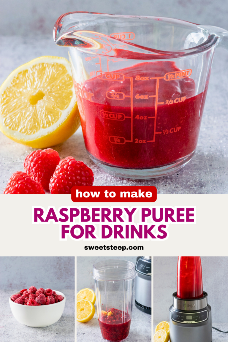 How To Make Raspberry Puree For Drinks Sweet Steep